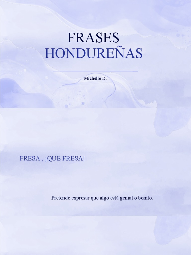 Frases Honduras | PDF