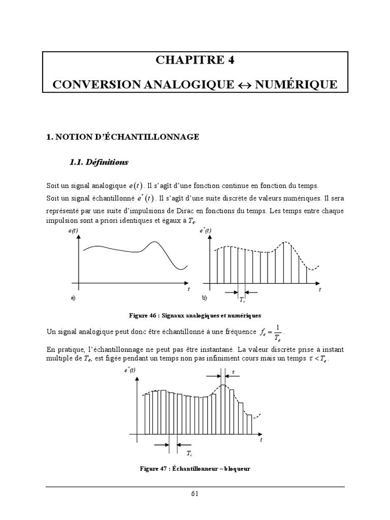 Cha4 Can Cna | PDF | Échantillonnage (signal) | Convertisseur ...
