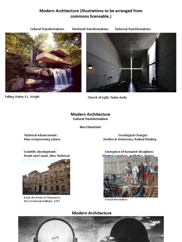 Modern Architecture: Cultural and Technical Shifts | PDF