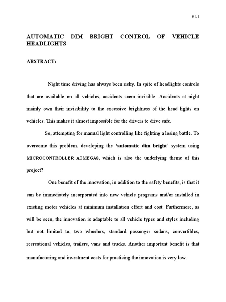 Automatic Dim Bright Control Microcontroller | PDF | Embedded System | Usb