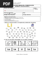 Evaluación Consonantes | PDF
