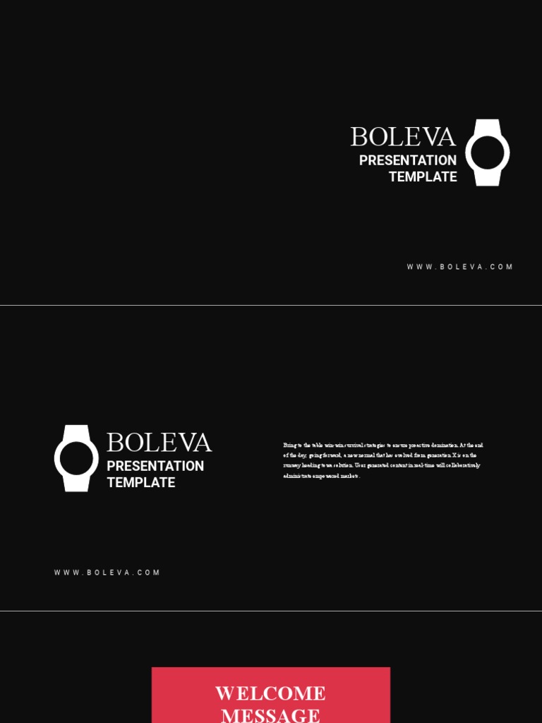 Boleva: Presentation Template | PDF | Page Layout | Printer (Computing)