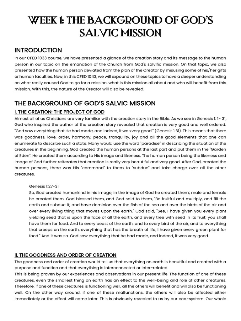 CFED | PDF | Adam And Eve | Genesis Creation Narrative