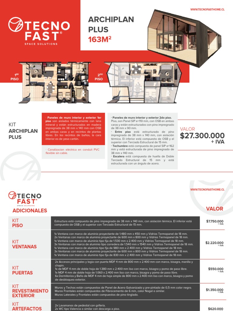 Modelo Archiplan 163 | PDF | Sector secundario de la economía ...