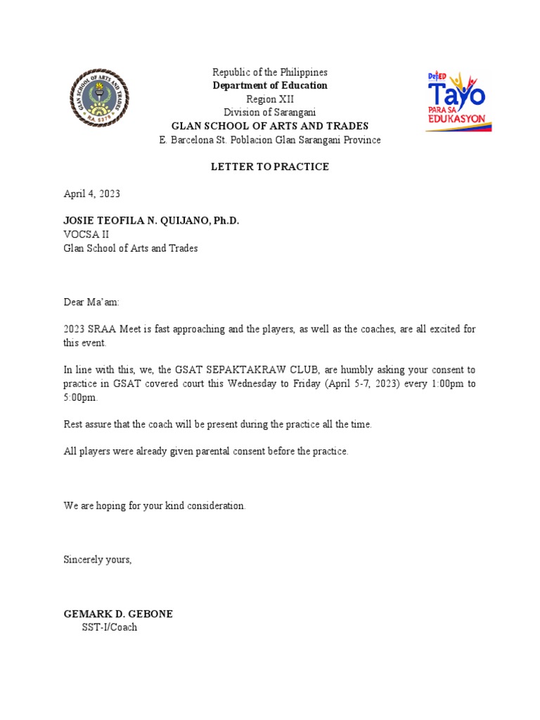 Letter To Practice 1 | PDF