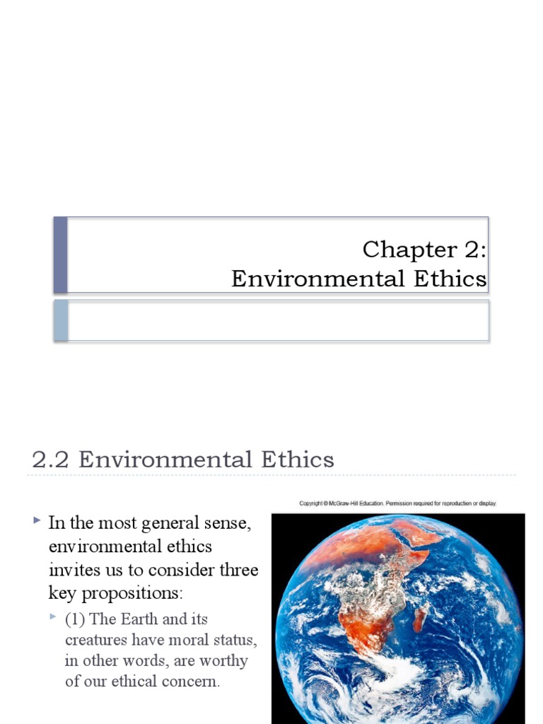Chapter 2 Env 100updated (Autosaved) | PDF | Environmental Ethics | Sustainable Business