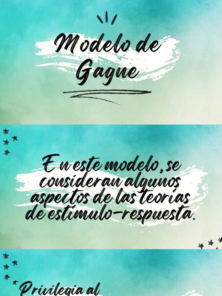 Modelo de Gagne | PDF