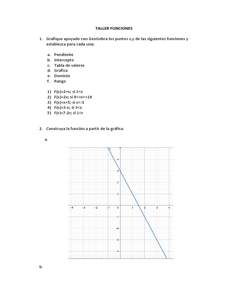 Taller Funciones | PDF