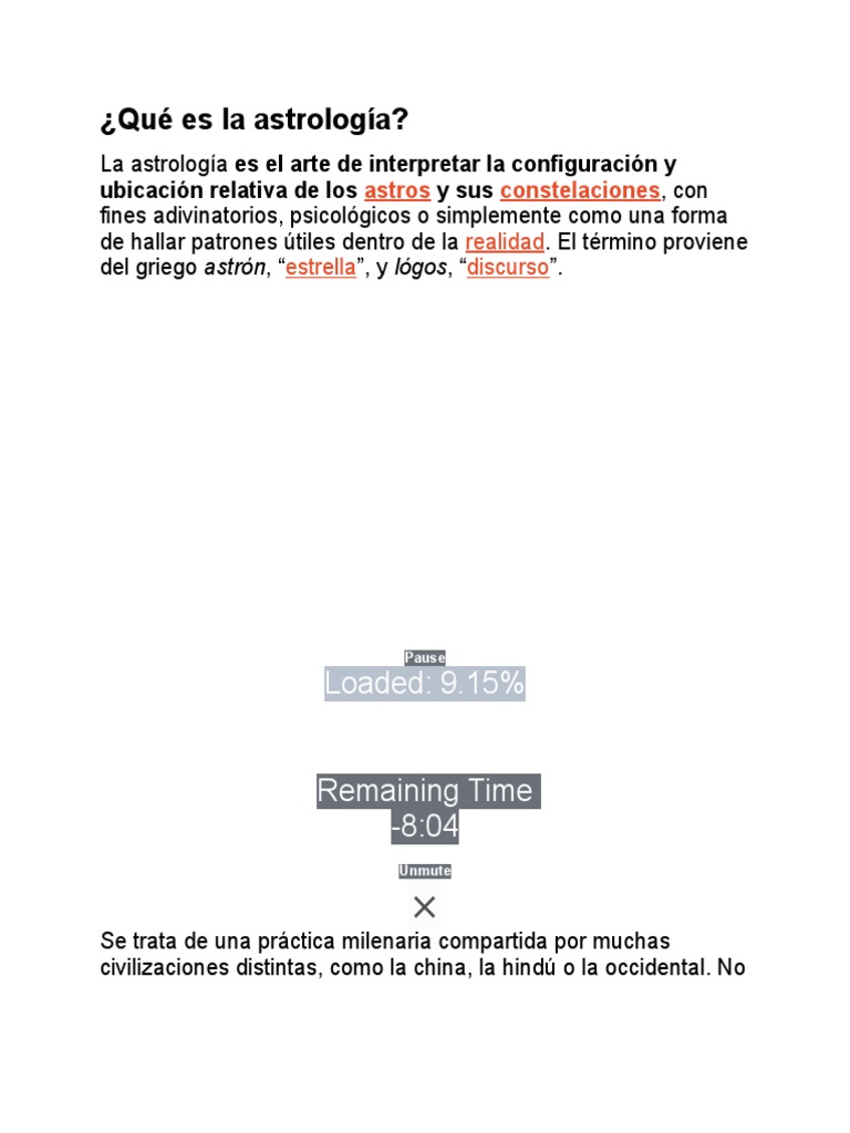 Introducción a la astrología y su historia | PDF