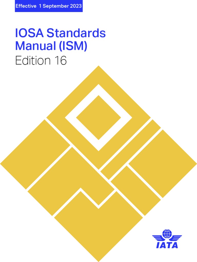 IOSA Standards Manual | PDF | Risk Management | Risk