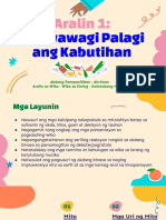 Poster Tungkol Sa Katapatan | PDF