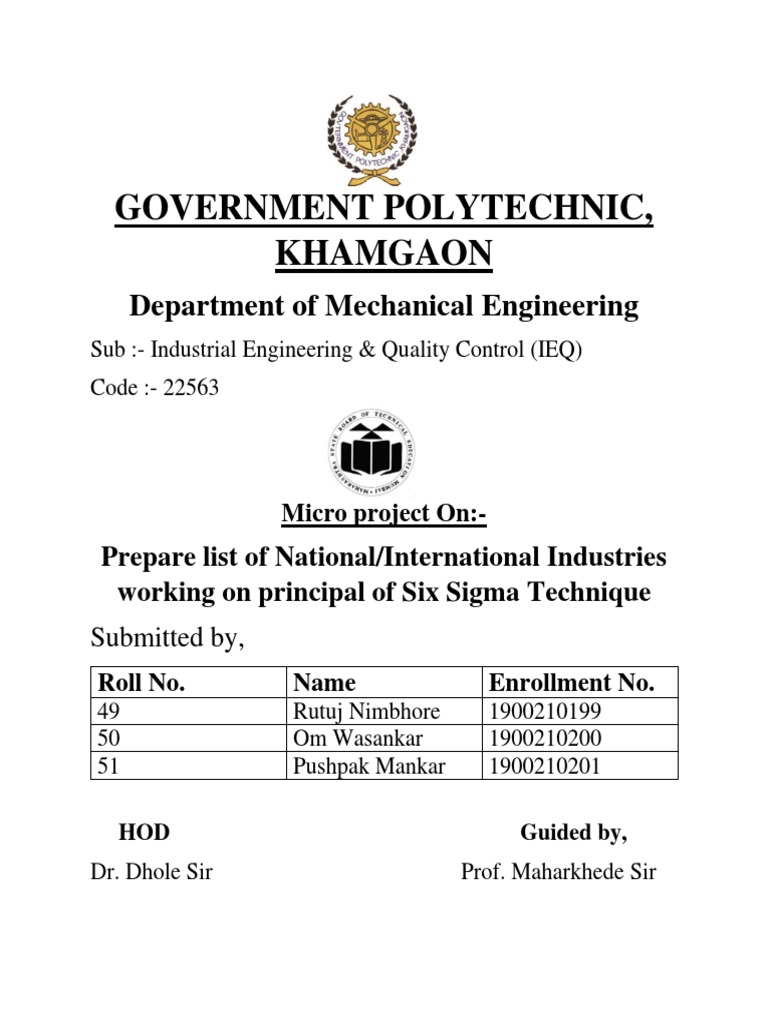 IEQ Microproject | PDF