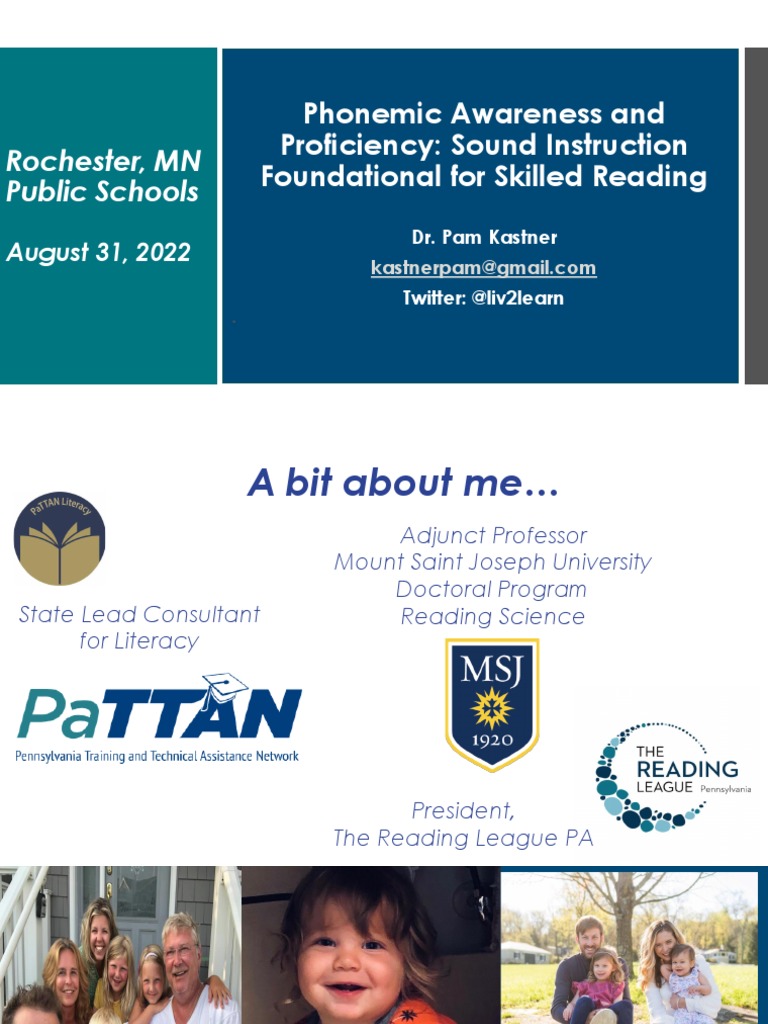 k-2 Phonemic Awareness Presentation | PDF | Syllable | Phoneme