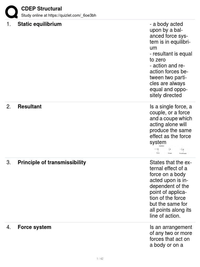 CDEP-Structural Reviewer | PDF | Structural Engineering | Components