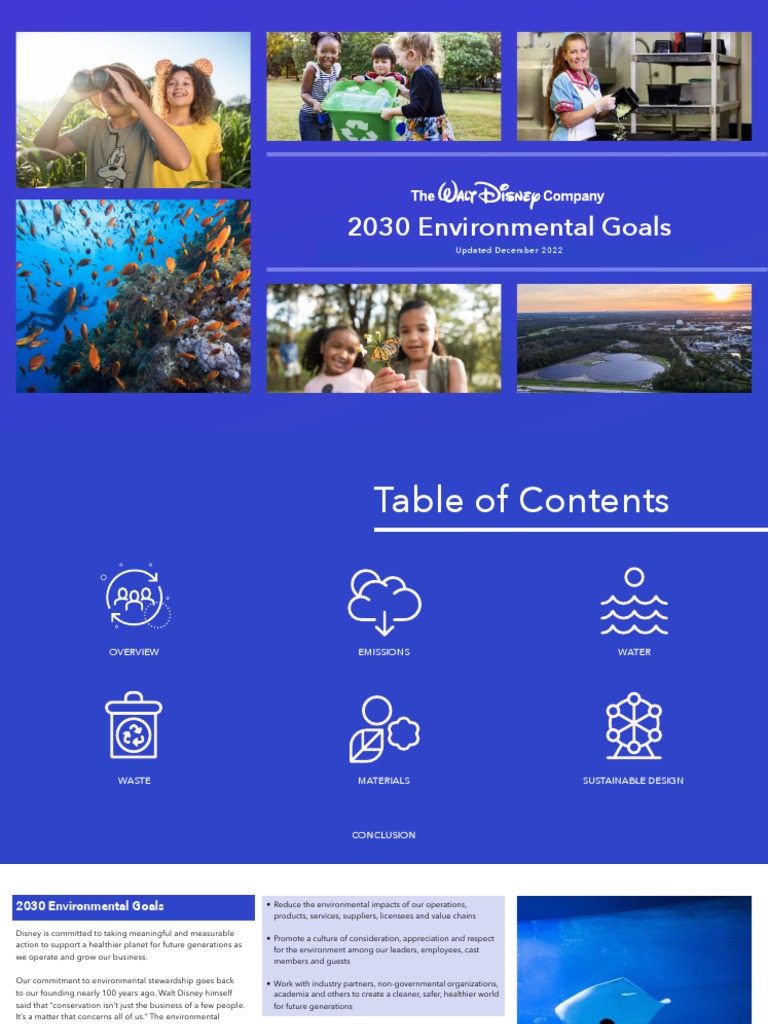 2030-Environmental-Goals-White-Paper Revised March-2023 | PDF