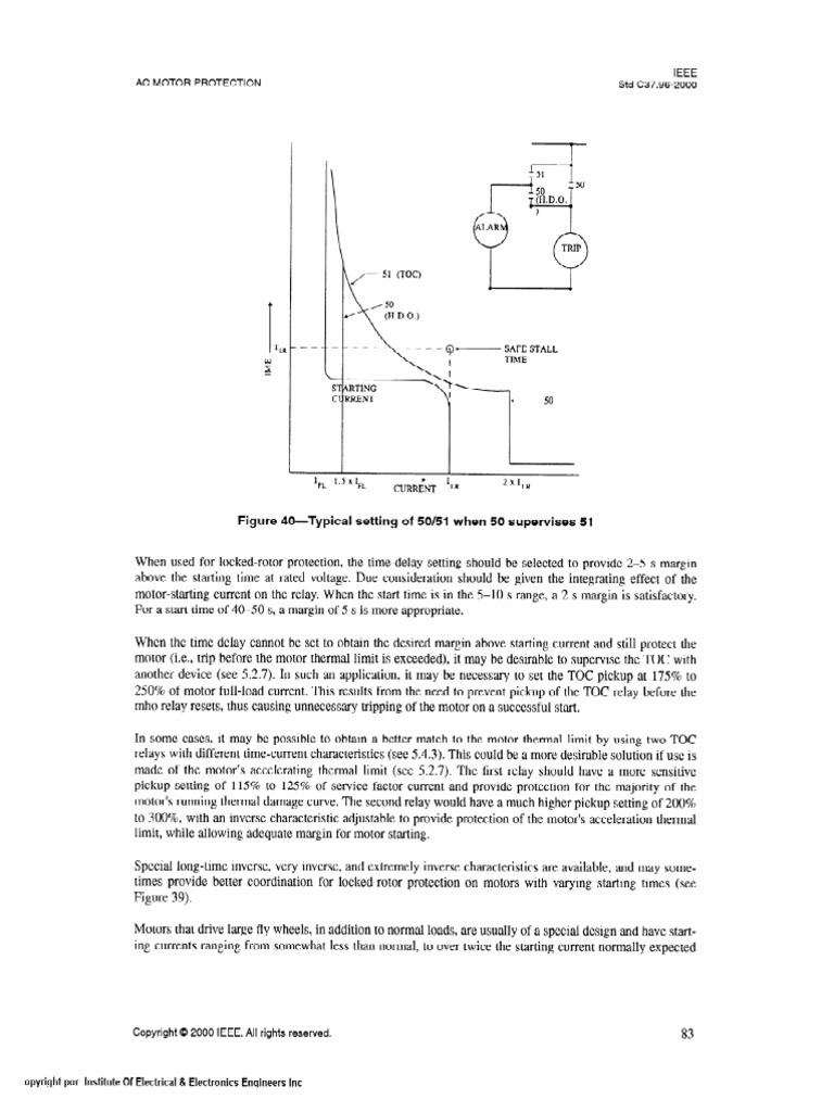 IEEE Guide For AC Motor Protection Part 3 | PDF