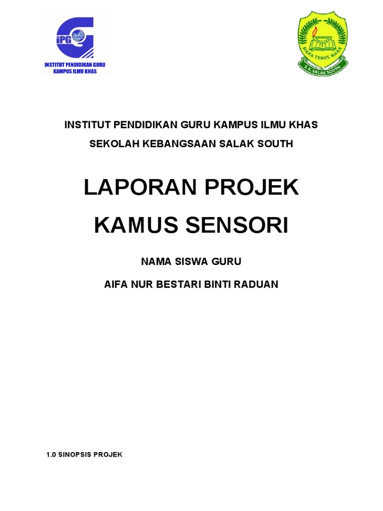 Laporan Projek Inovasi | PDF