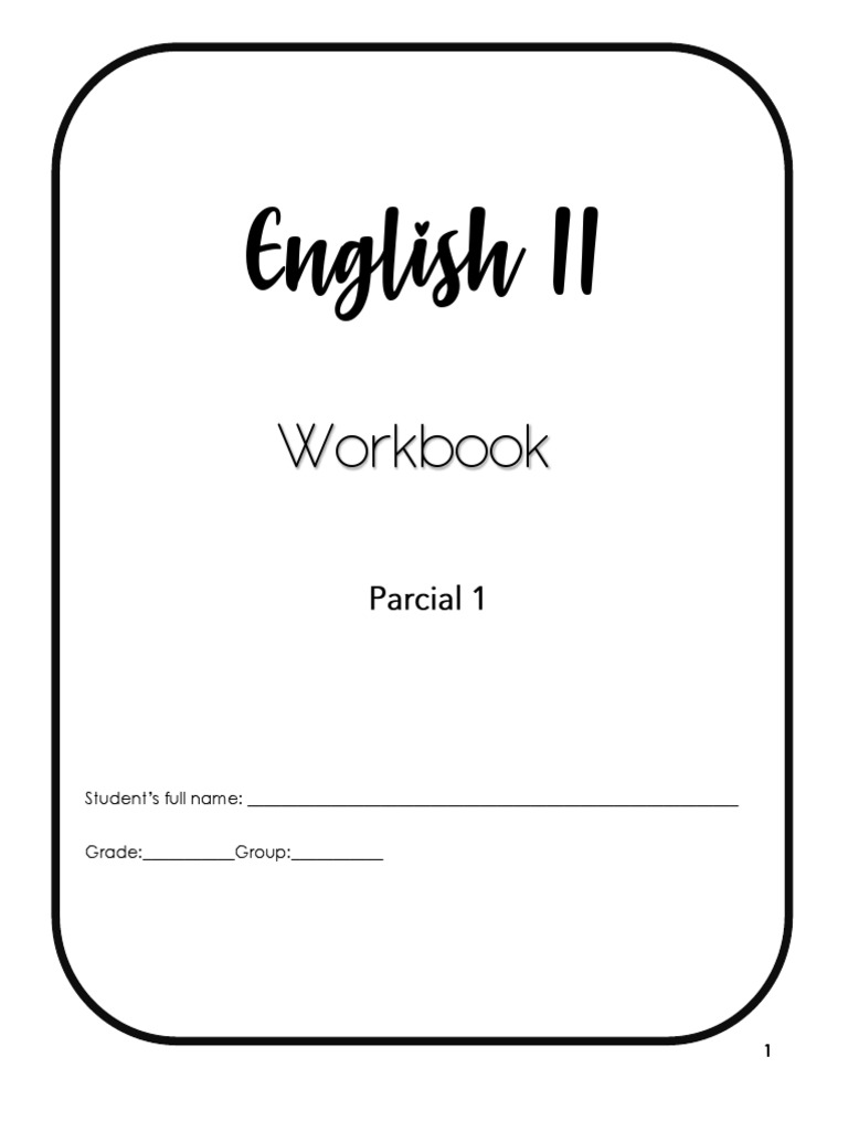 Workbook 1 INGLÉS II | PDF