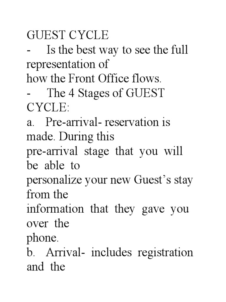 Hotel Front Office Essentials | PDF | Business
