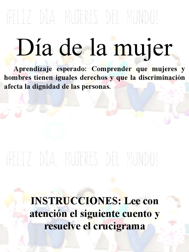 Día De La Mujer Pdf