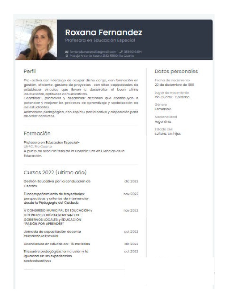 CV Nominal 1 | PDF