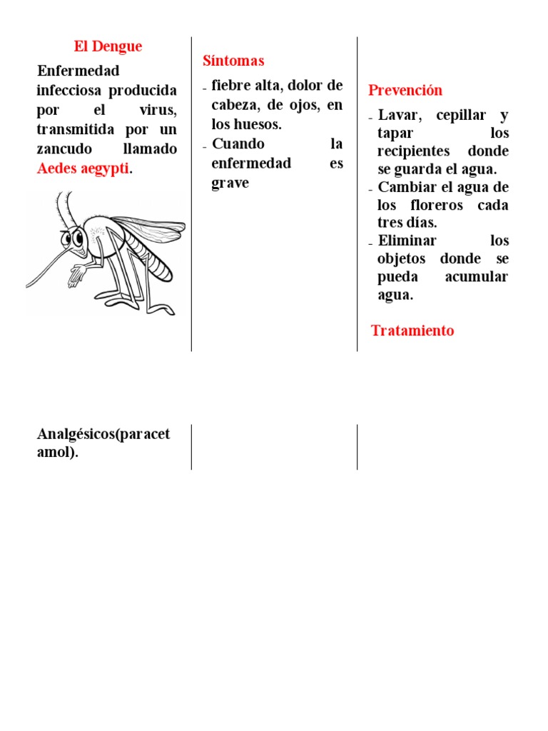 El Dengue Triptico | PDF