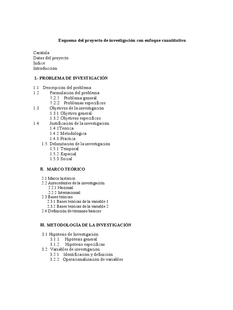 ESQUEMAS DEL PROYECTO DE INVESTIGACIÓN - Enfoques Cuantativo y Cualitativo | PDF | Epistemología ...
