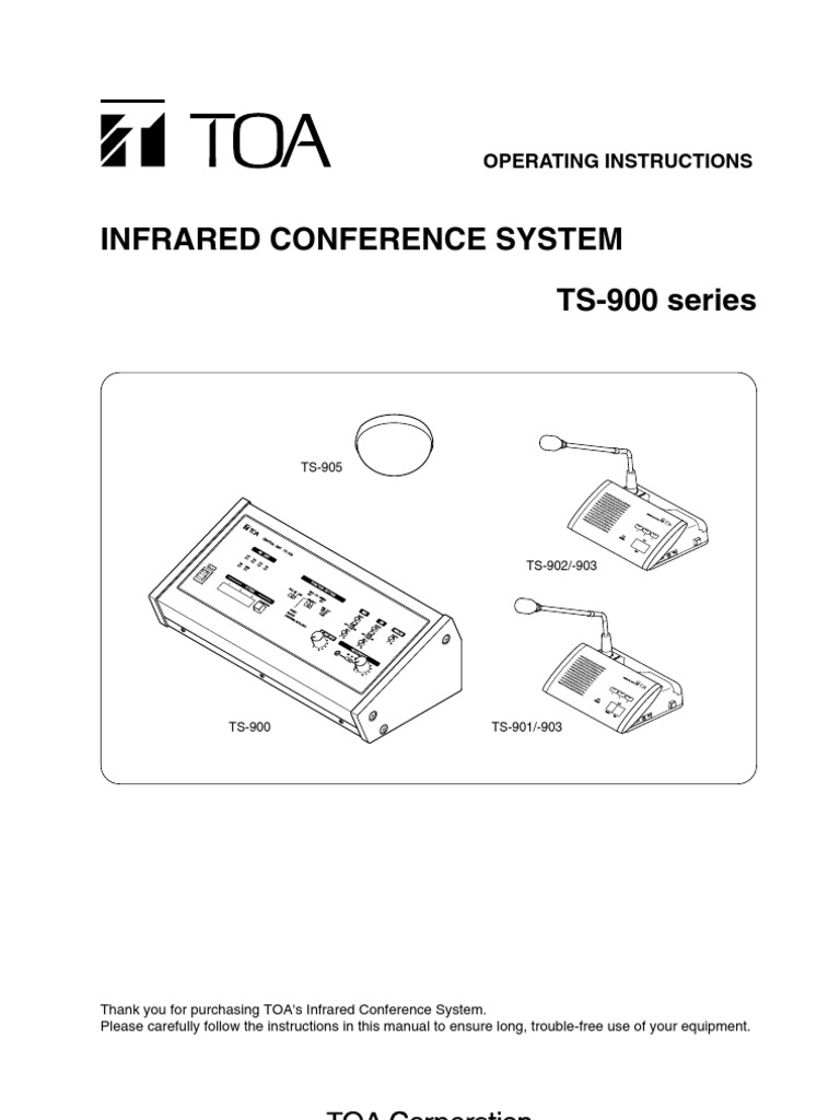 TS900 Operating Manual | PDF | Microphone | Battery (Electricity)