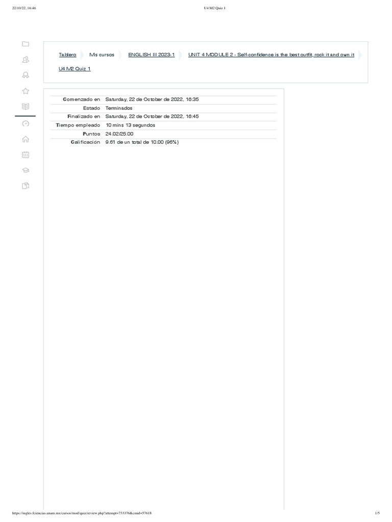 U4 M2 Quiz 1 | PDF | Human Communication | Linguistics
