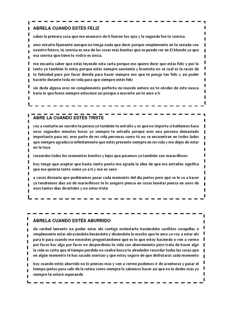 Abrela Cuando Estés Feliz | PDF | Amor