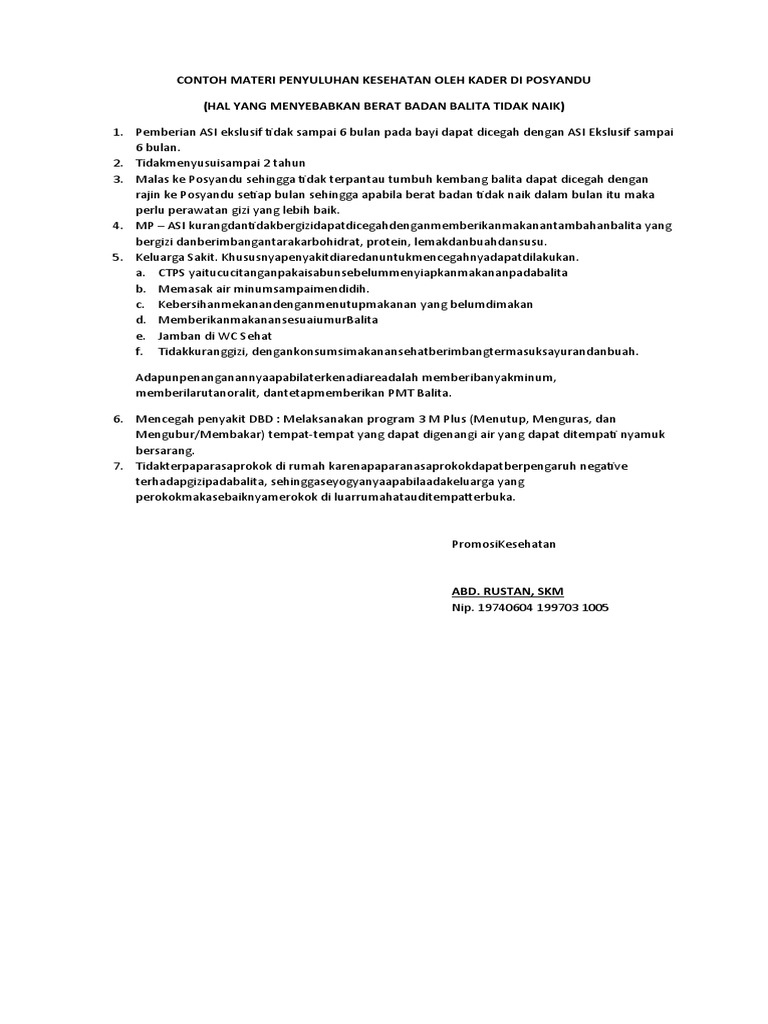 Materi Penyuluhan Kader Pdf