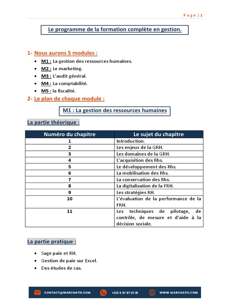 Formation complète en gestion et fiscalité | PDF | Audit | Gestion des ...