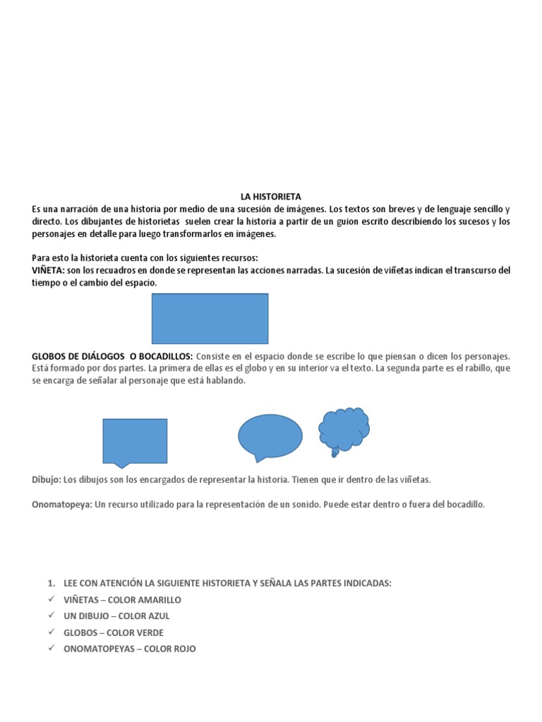 Ejercicio de Historieta | PDF | Cómics