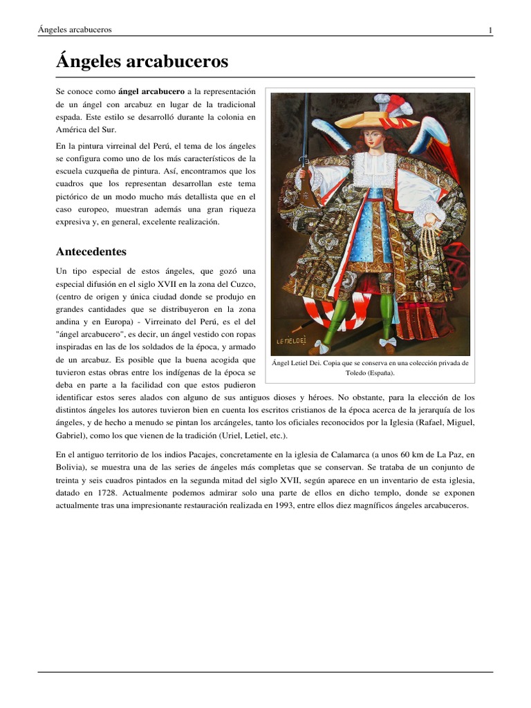 Angeles Arcabuceros | PDF