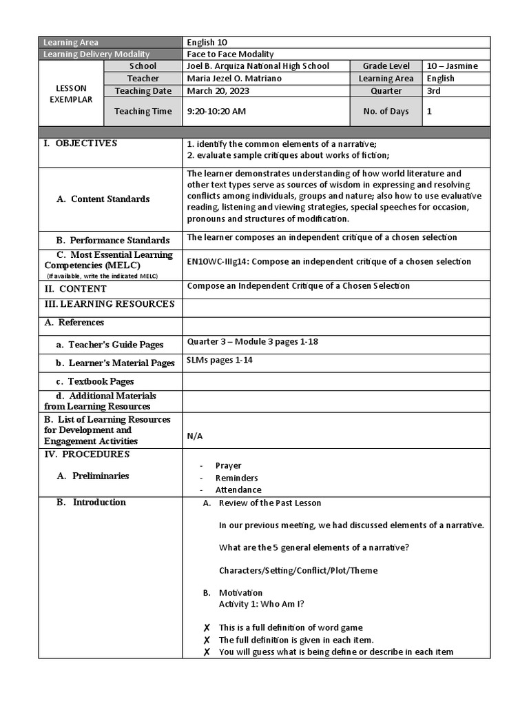 IDEA Lesson Exemplar | PDF | Climate Change | Climate