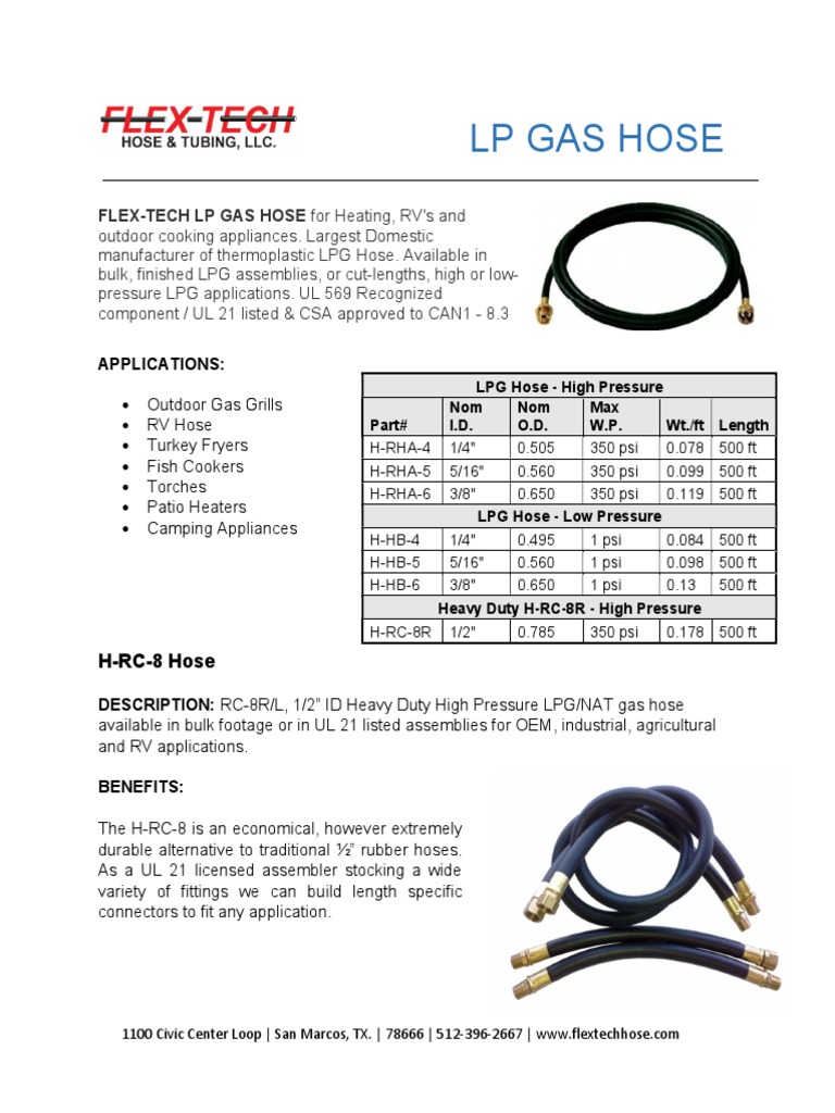 LP Gas Hose | PDF