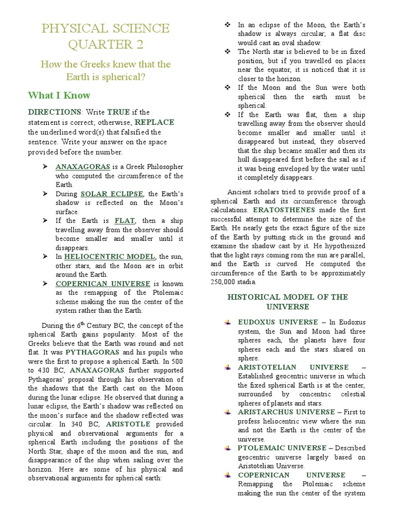 Physical Science Quarter 2 | PDF | Force | Waves