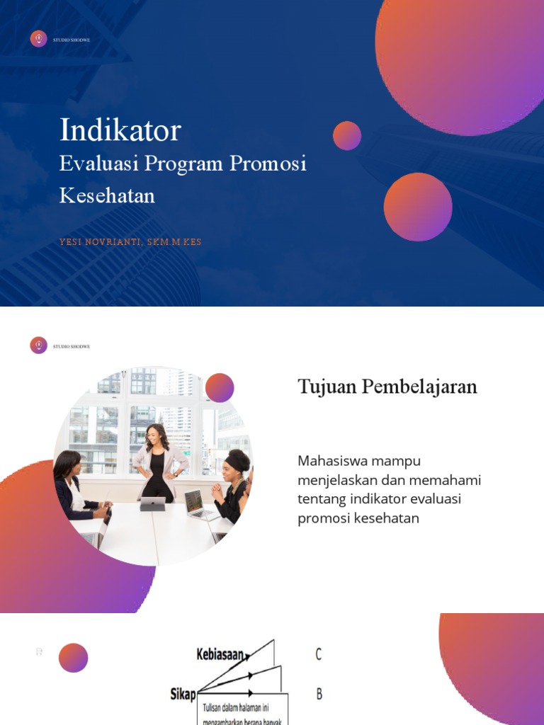 Indikator Evaluasi Program Promkes | PDF