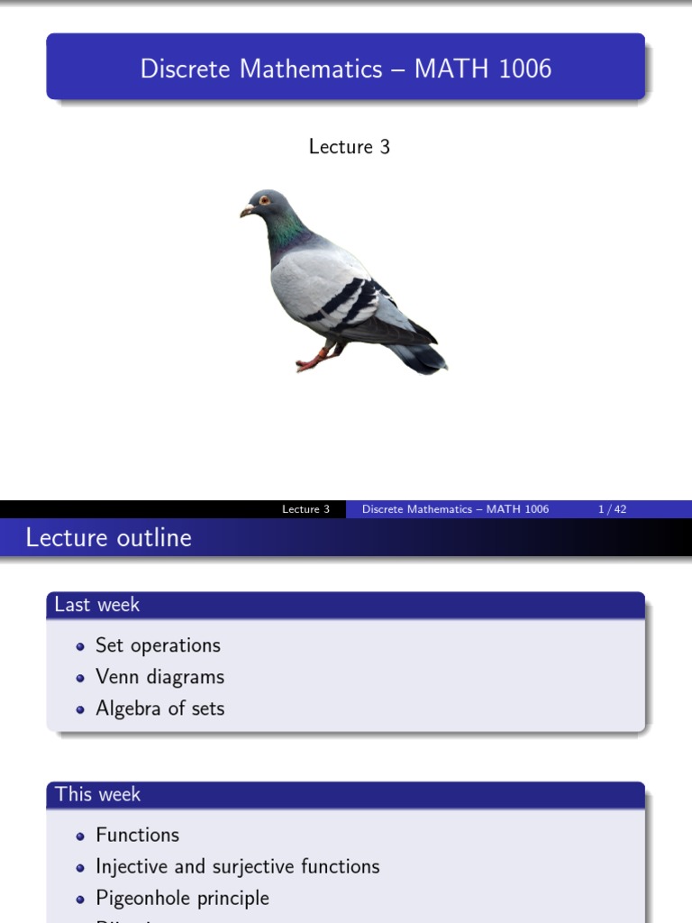 Dm Lec 3 Short Pdf Function Mathematics Set Mathematics