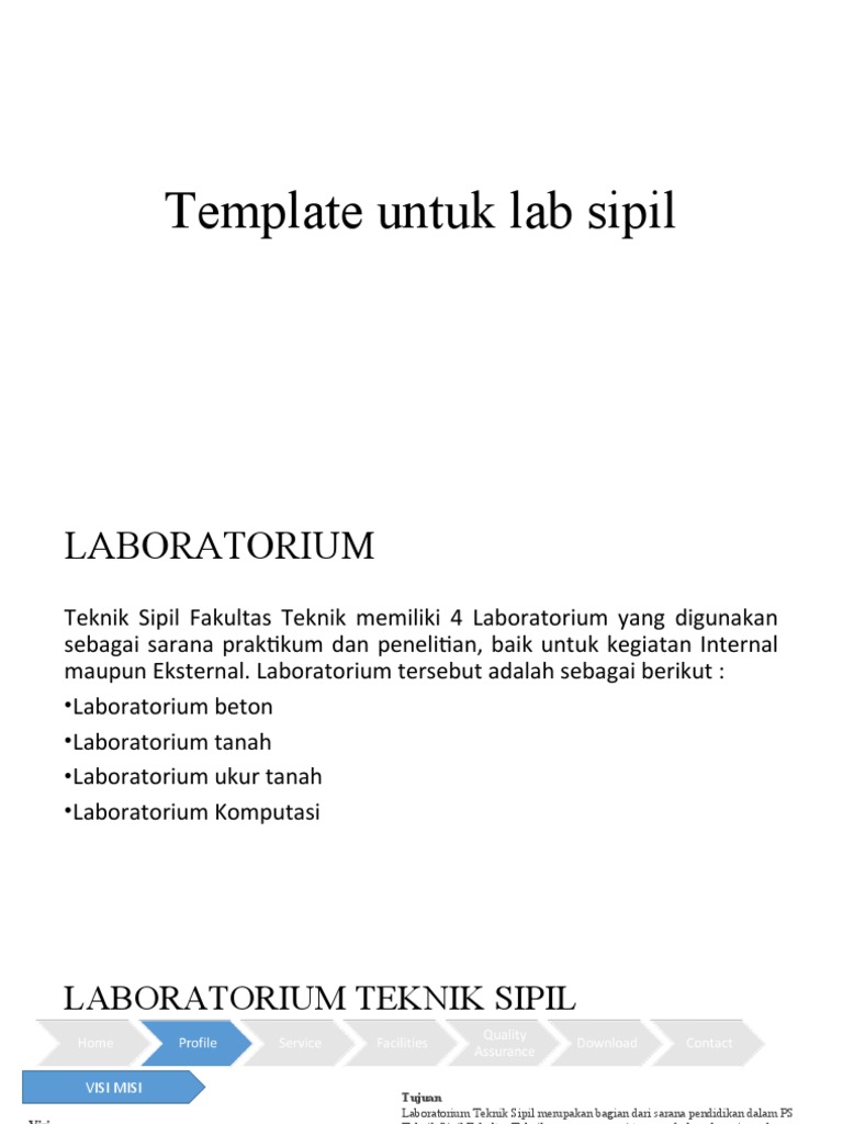 Template Untuk Lab Sipil Tanah | PDF