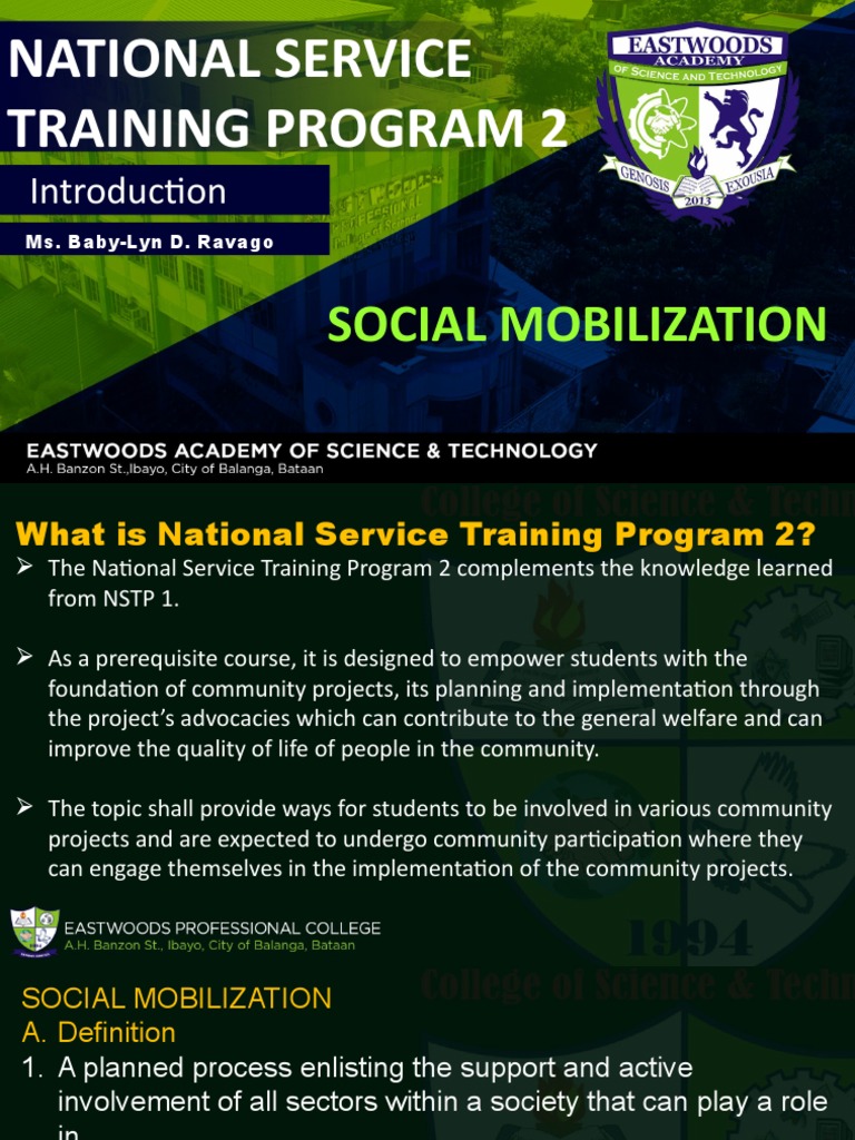 NSTP 2 Lecture 1 | Download Free PDF | Community | Capacity Building