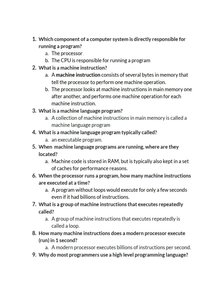 U1A3 Chortle Ch4 The Processor | PDF | Central Processing Unit | Programming
