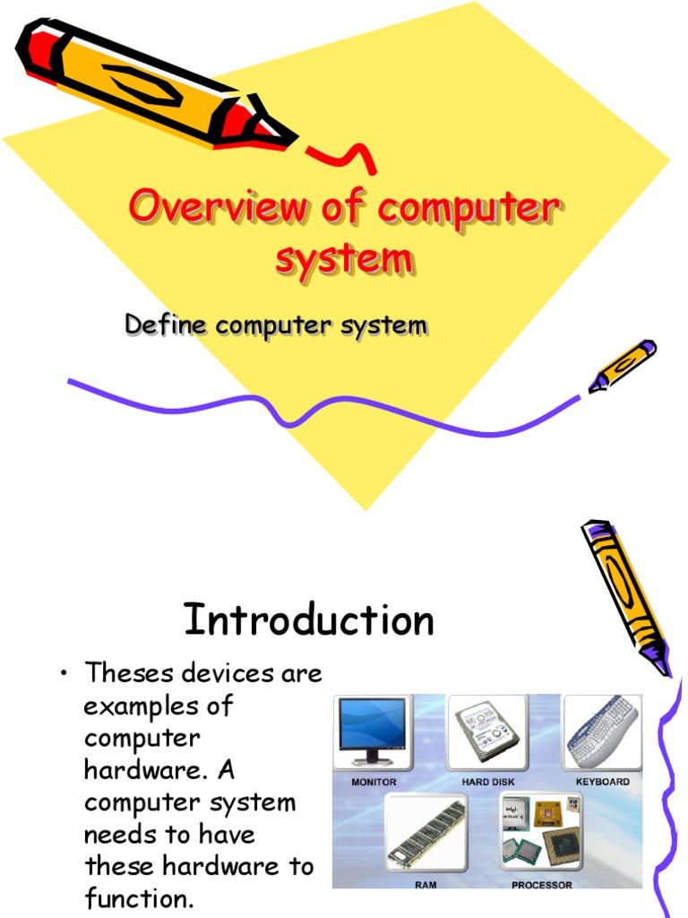 2.1.1 Overview of Computer System | PDF | Input/Output | Central Processing Unit
