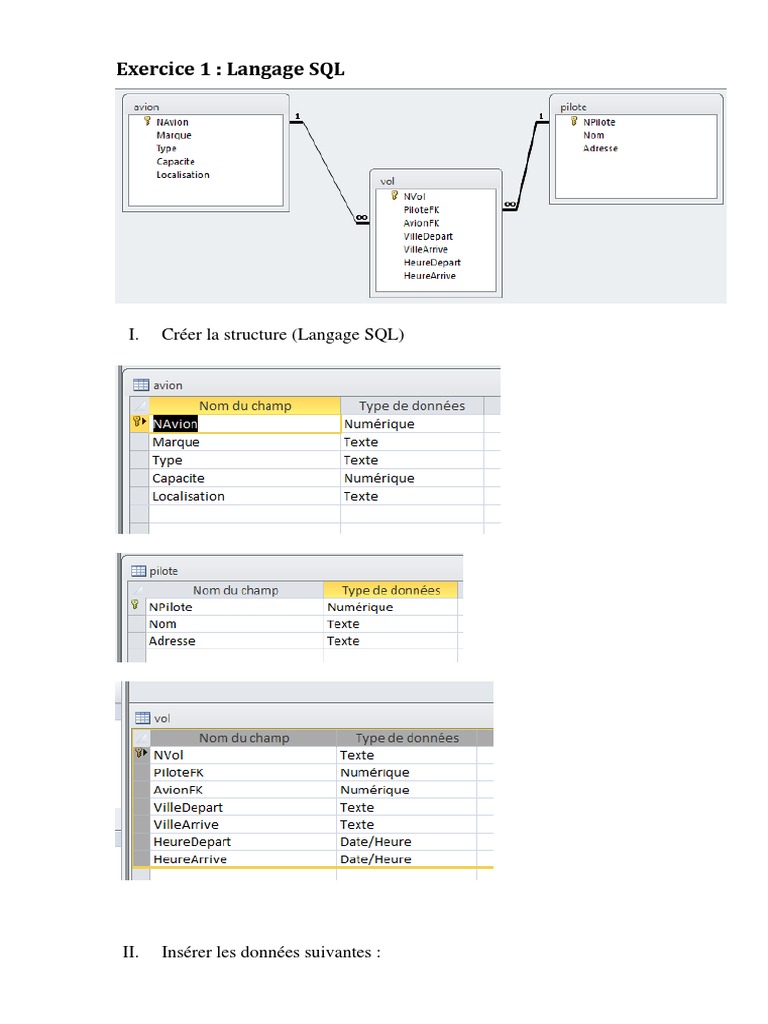 TP SQL - 3 Sélectionner Des Données - Gestion Des Vols | PDF | Échecs | Airbus