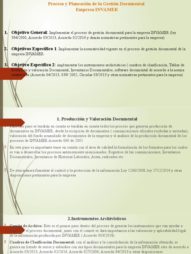 Gestion Documental INVAMER | PDF | Gestión de registros | Informática