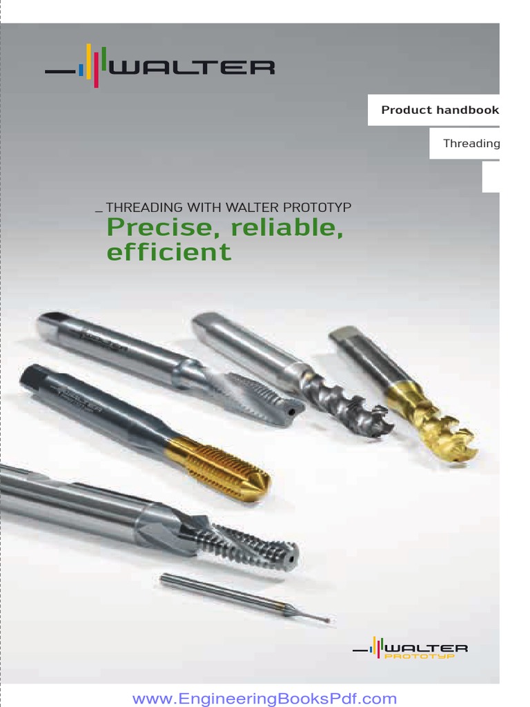 Walter Prototype Product Handbook Threading Walter Tools | PDF ...