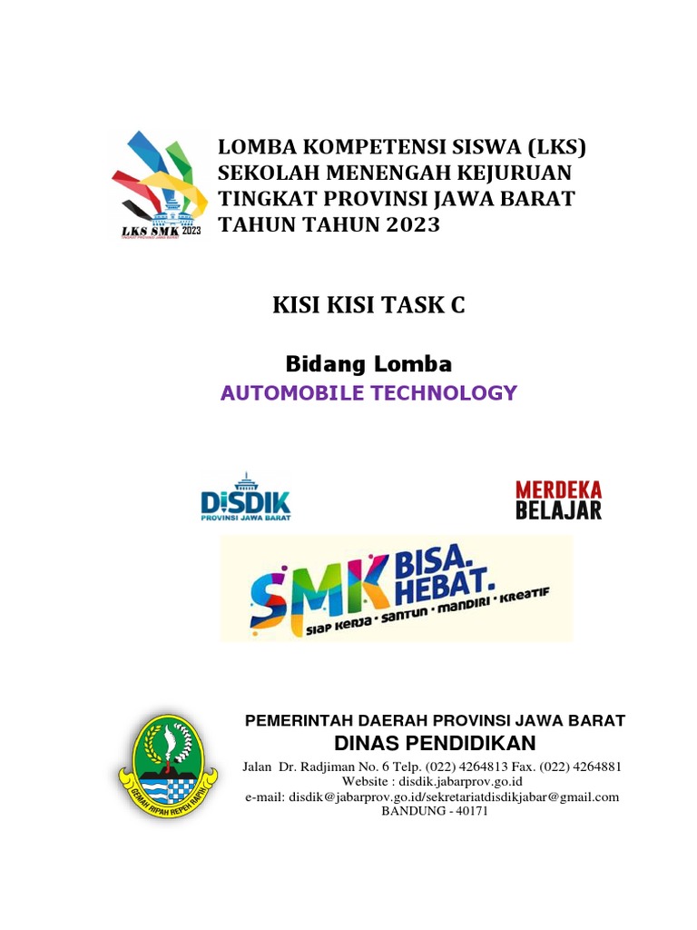 Kisi Kisi Task C | PDF | Teknologi & Rekayasa