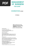 CAPE Entrepreneurship 2018 U1 P1 | PDF