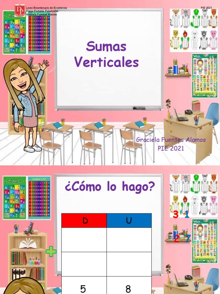 Apoyo 2°A Matemáticas Sumas Verticales Listo | PDF