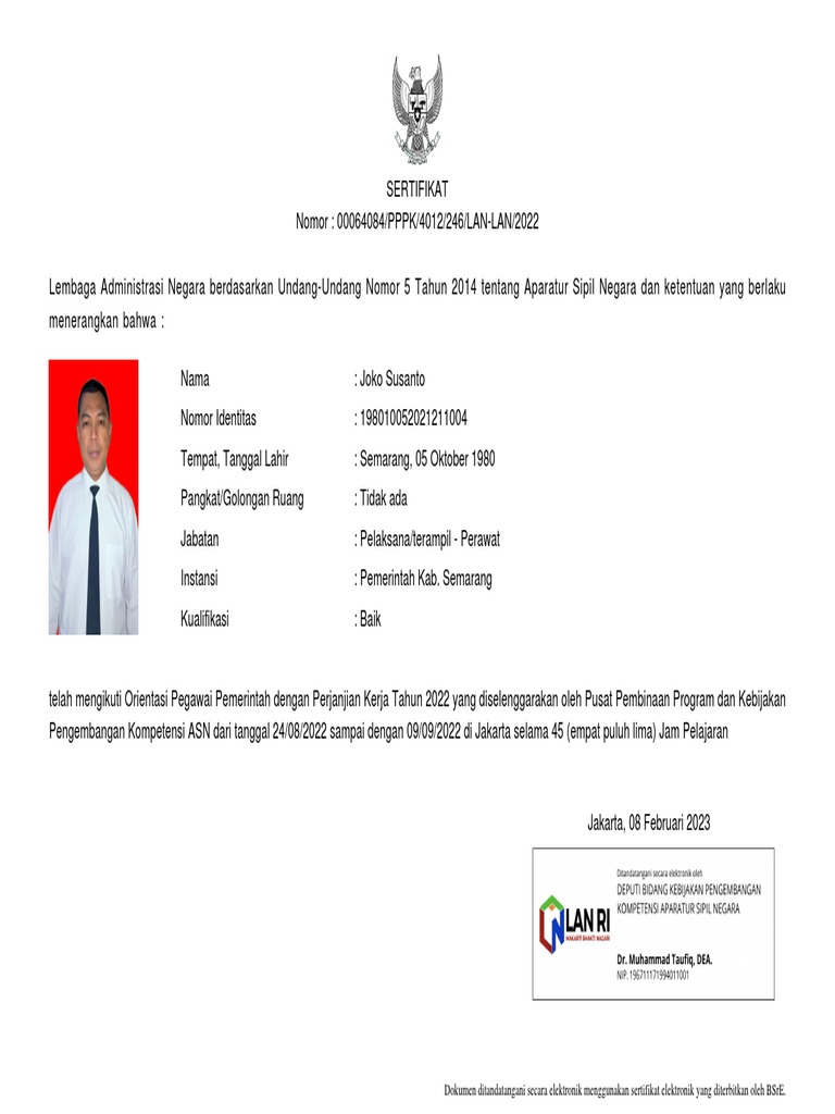 Sertifikat MOOC PPPK | PDF